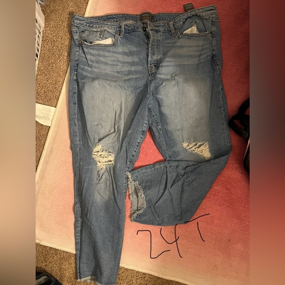 torrid | Jeans | Torrid Distressed Blue Jeans | Poshmark